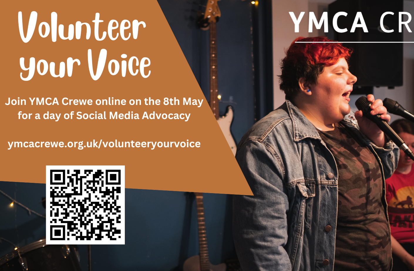 Volunteer your Voice for YMCA Crewe - YMCA Cheshire
